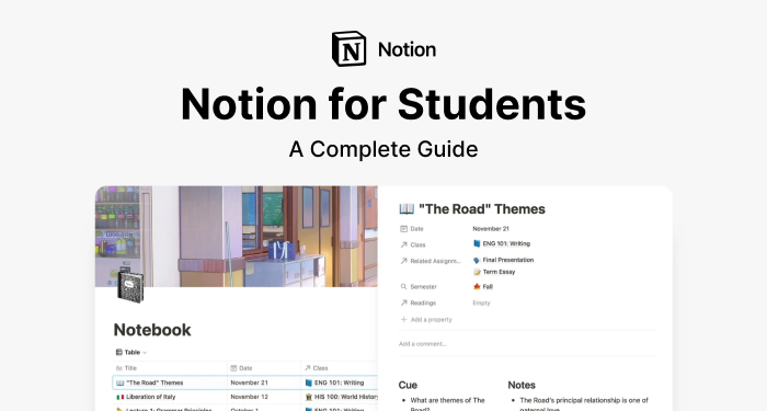 How to Use Notion as a Student - Notionland Blog